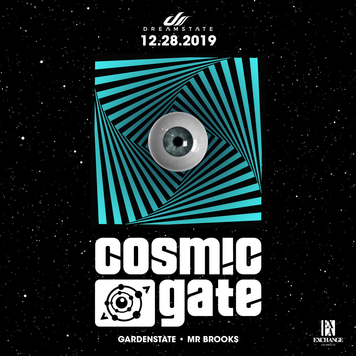 Cosmic Gate-Saturday, December 28, 2019-Los Angeles, CA-Exchange LA