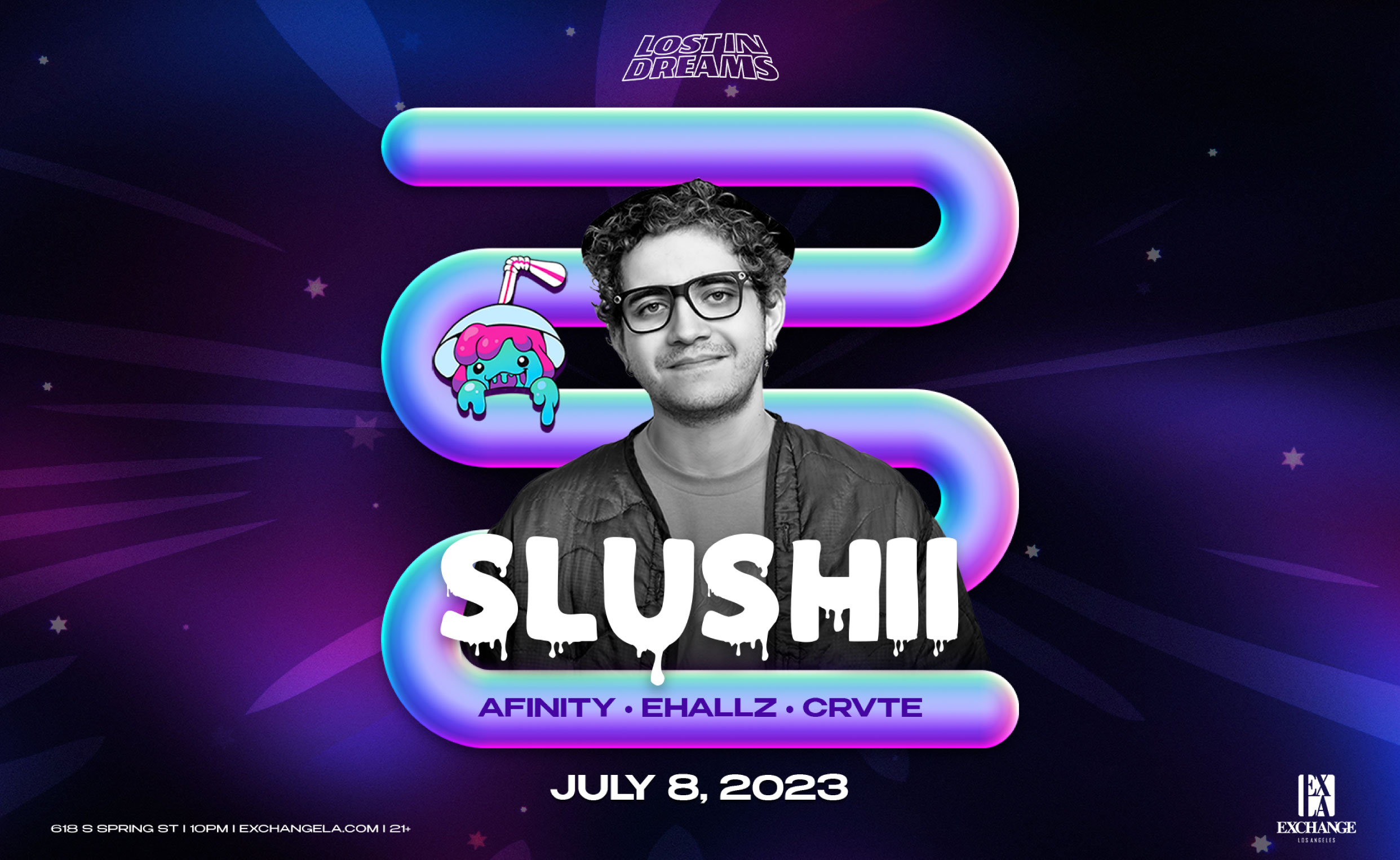 Slushii-Saturday, July 8, 2023-Los Angeles, CA-Exchange LA