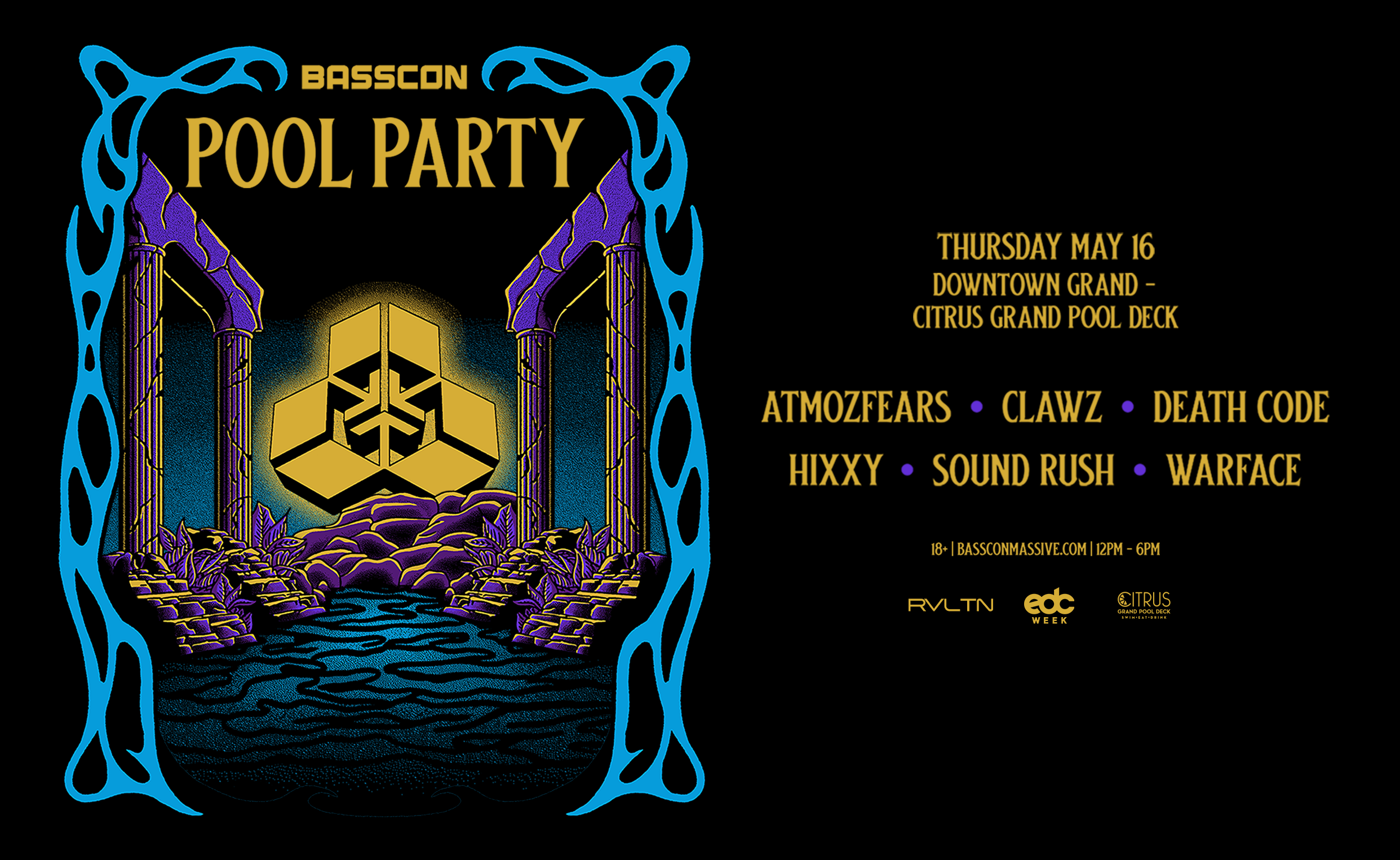 Basscon Pool Party-Thursday, May 16, 2024-Las Vegas, NV-Citrus Grand ...
