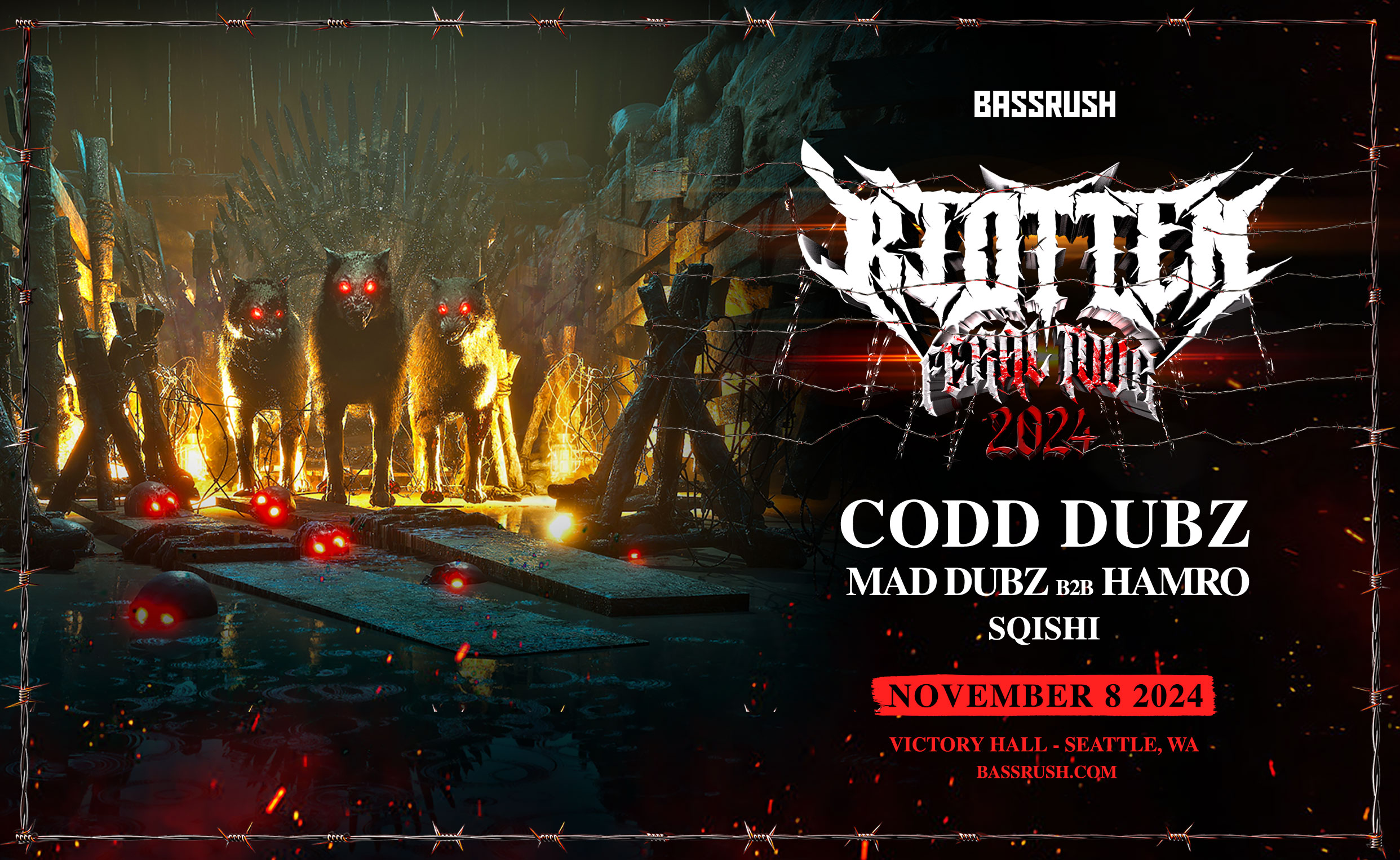 Riot Ten-Friday, November 8, 2024-Seattle, WA-Victory Hall at The Boxyard