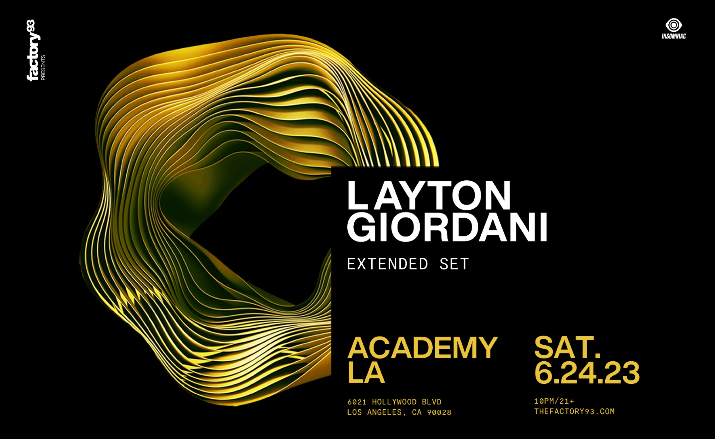 Layton Giordani (Extended Set) – Insomniac