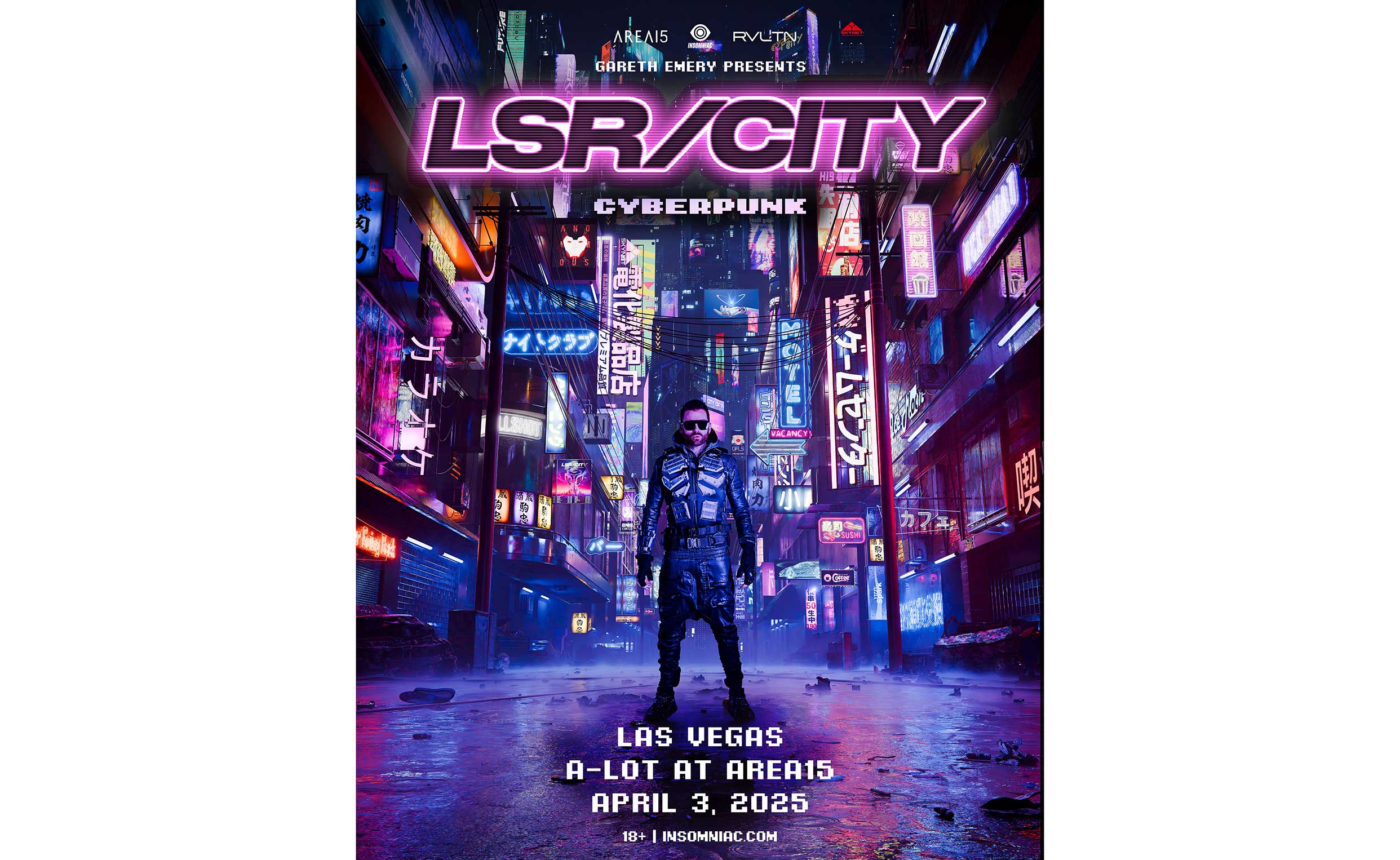 Gareth Emery presents LSR/CITY – Insomniac
