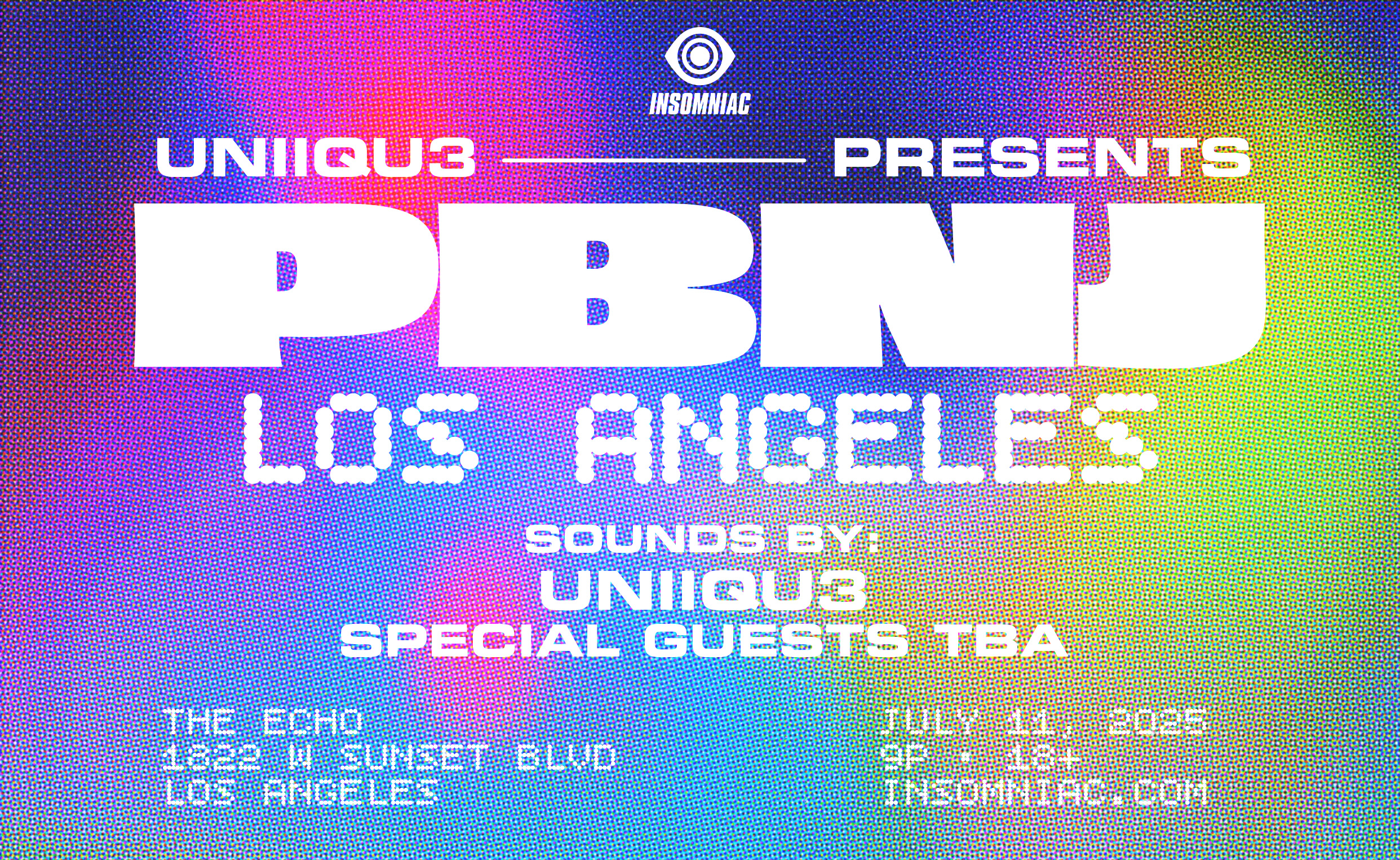 UNIIQU3 presents PBNJ – Insomniac
