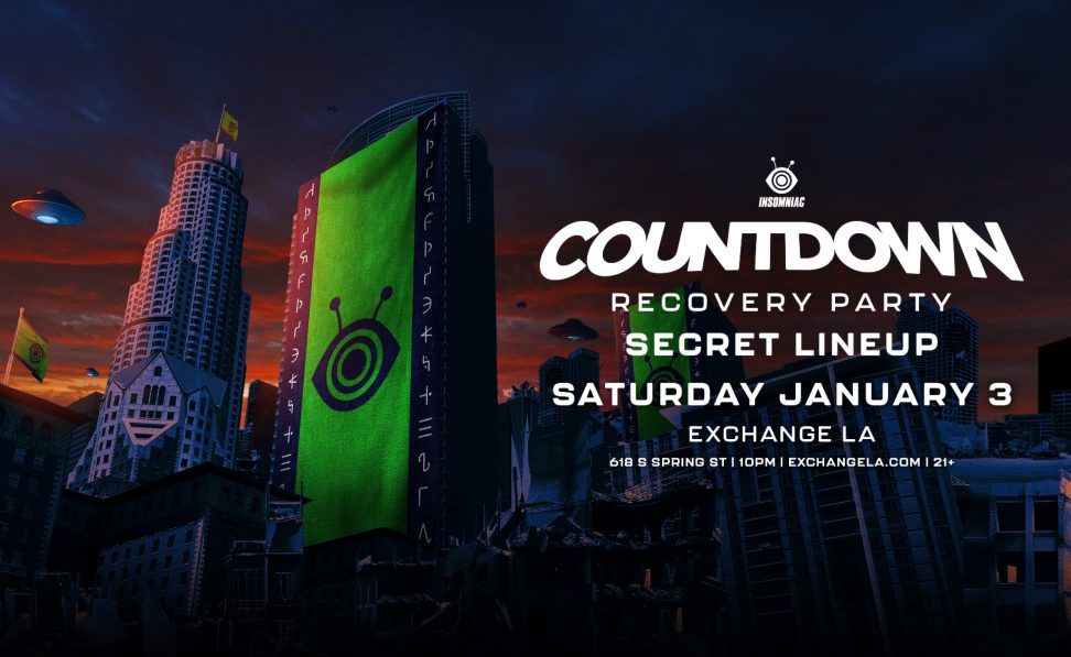 Countdown Recovery Party (Secret Lineup) – Insomniac