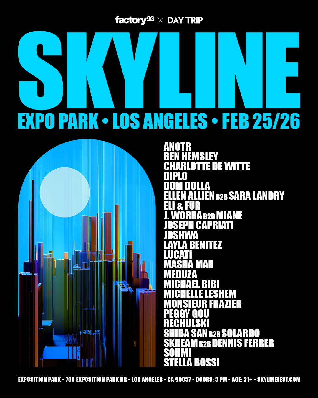 Lineup – Skyline Festival 2023