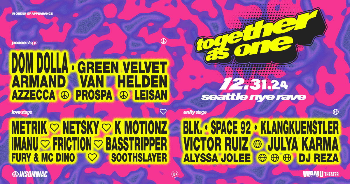 Together As One | December 31, 2024 | WAMU Theater, WA