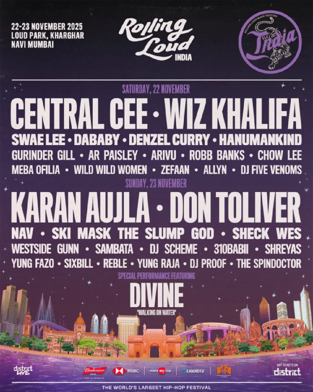 Lineup – Rolling Loud Orlando 2026