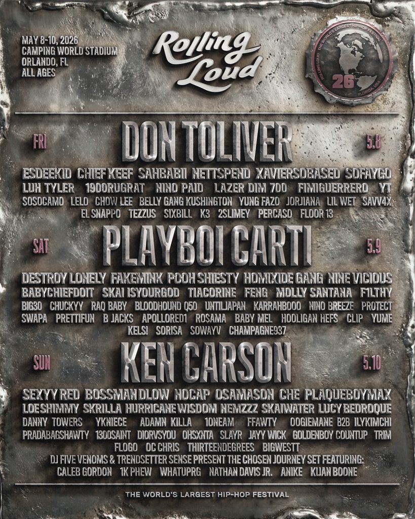 Lineup – Rolling Loud Orlando 2026