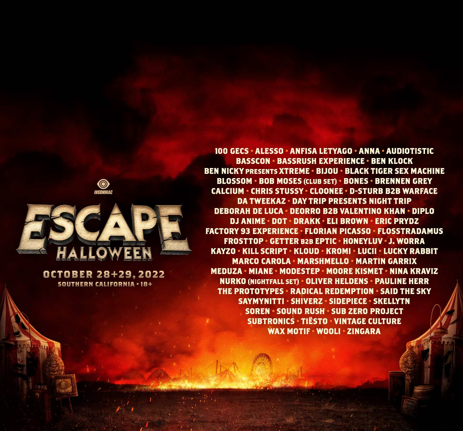 Escape Halloween | October 28+29, 2022 | NOS Events Center Escape Halloween | October 28+29, 2022 | NOS Events Center