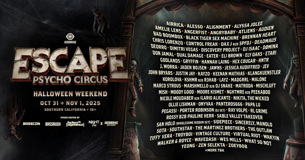 Escape Halloween | October 31+ Nov 1, 2025 | NOS Events Center