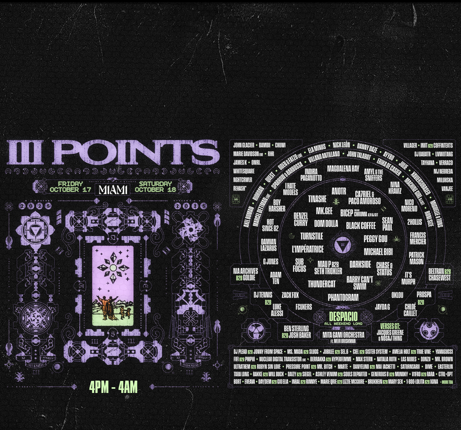 III Points Music Festival | October 17-18, 2025 | Miami, FL