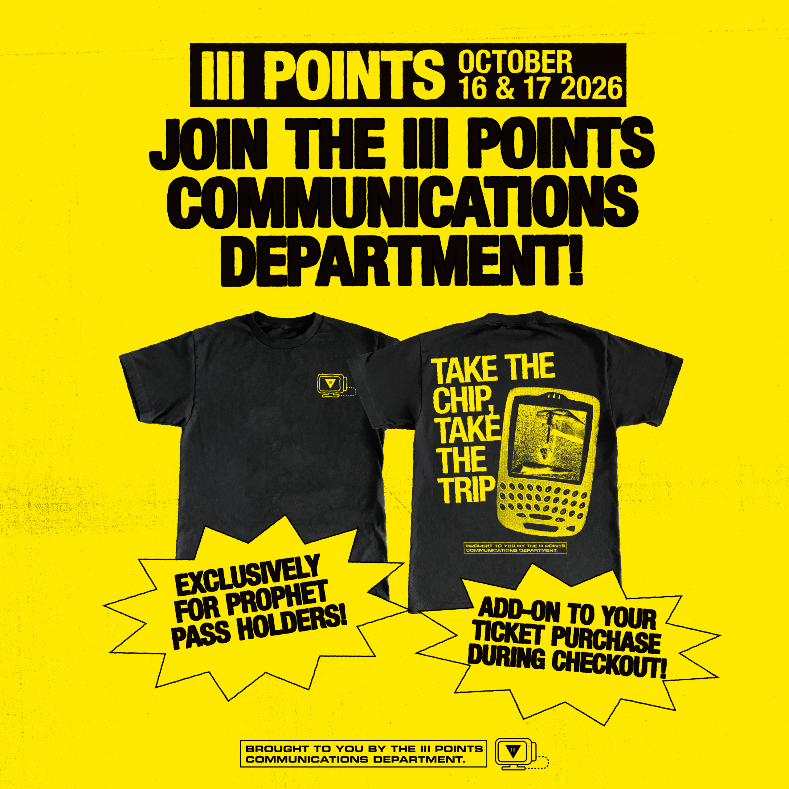 III Points Music Festival | October 16-17, 2026 | Miami, FL