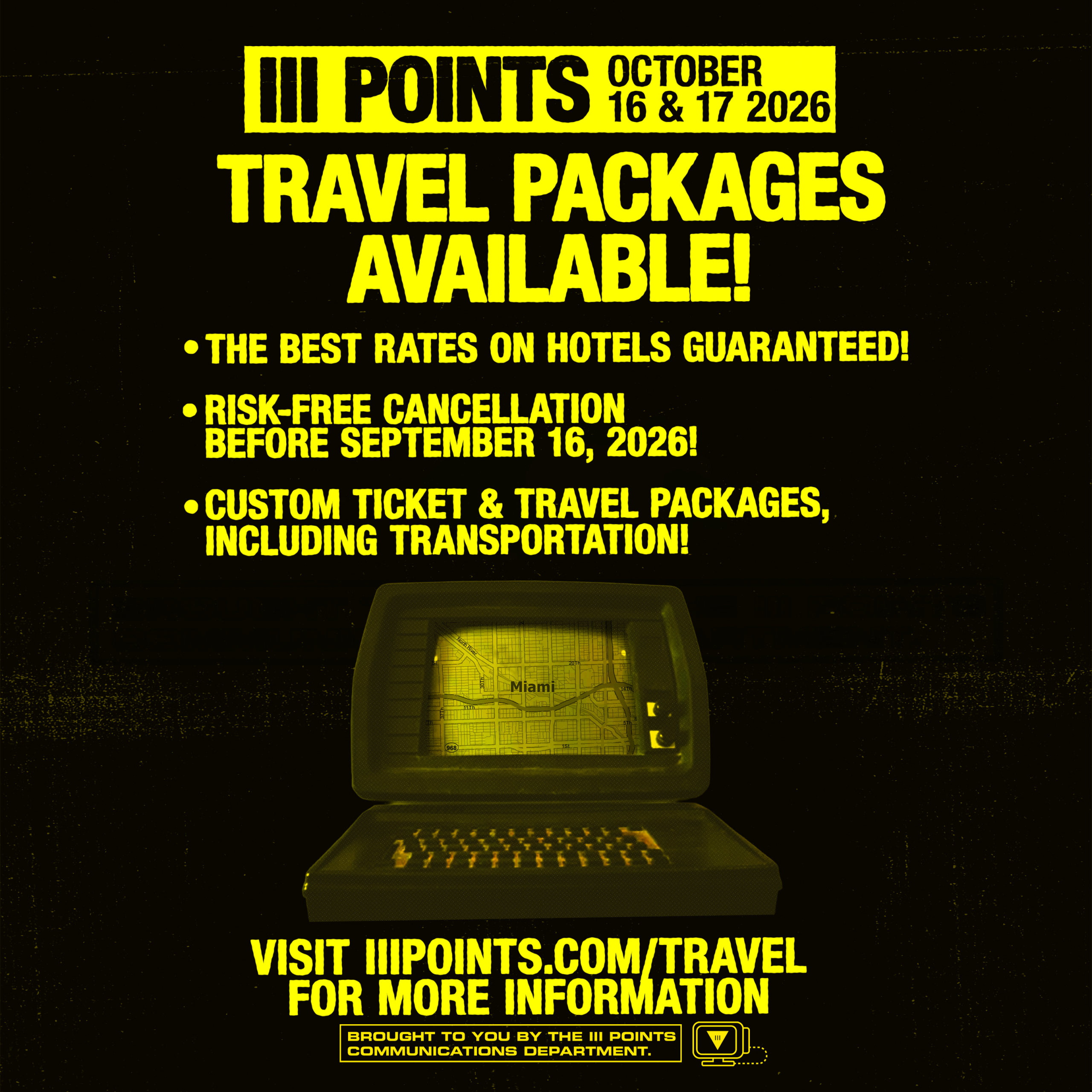 III Points Music Festival | October 16-17, 2026 | Miami, FL
