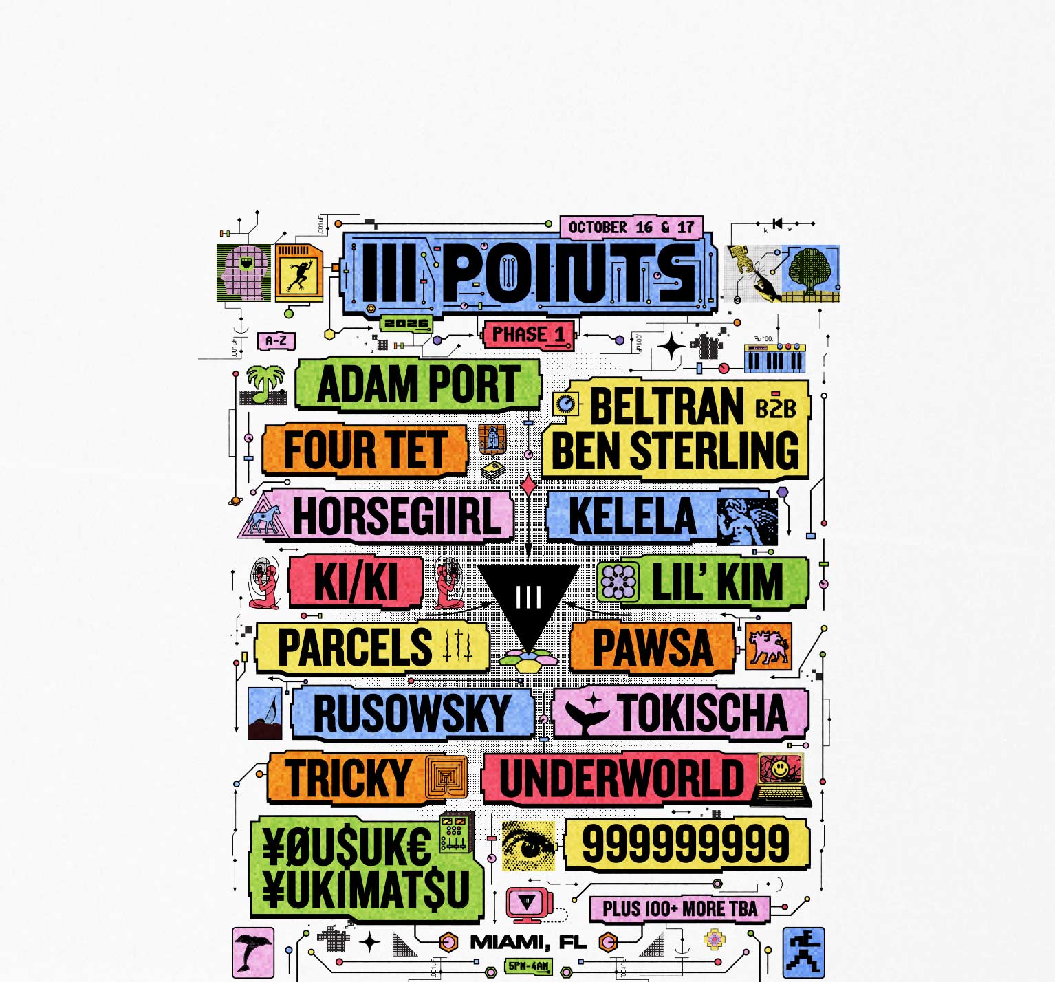 III Points Music Festival | October 16-17, 2026 | Miami, FL