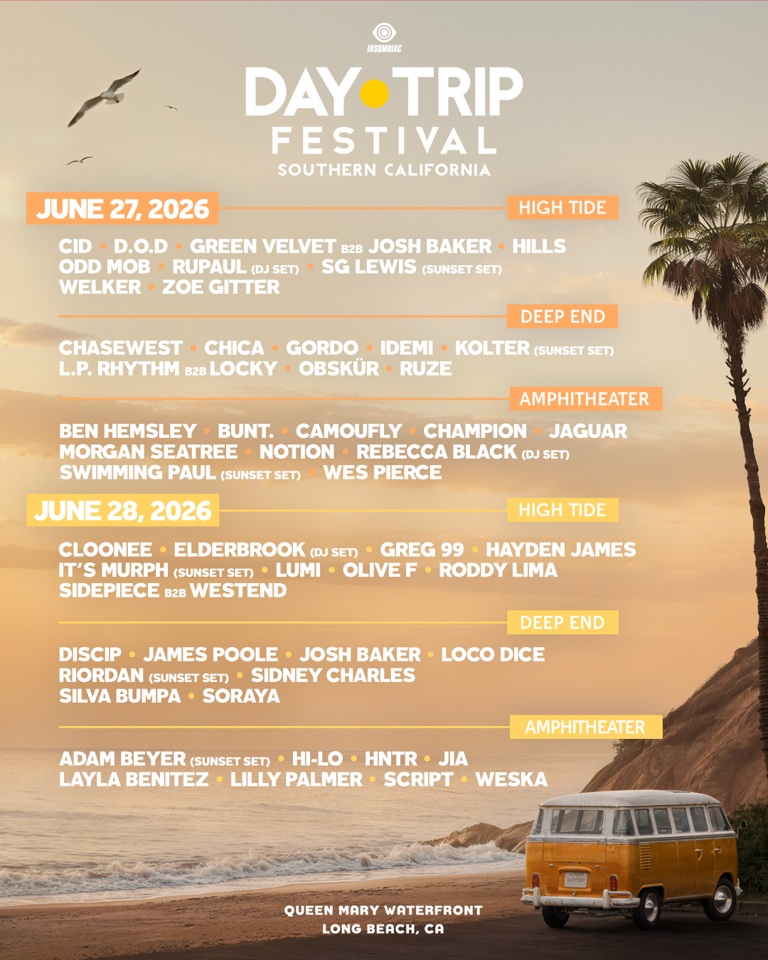 Lineup – Day Trip Festival